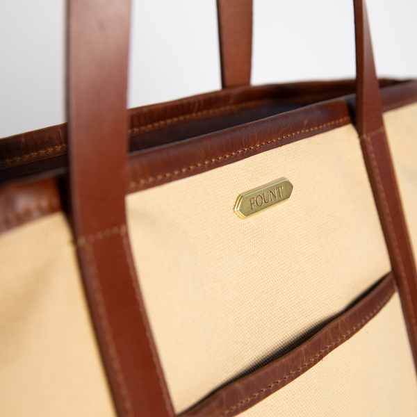 The Korie Canvas Tote – FOUNT